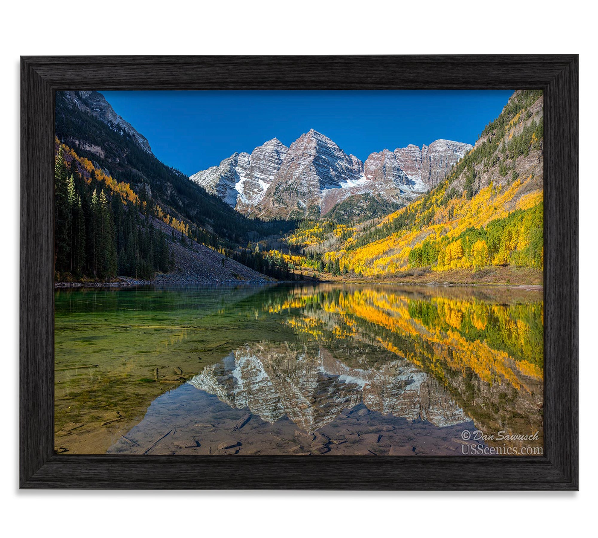 Maroon Bells - 21x28 Restoration Black Oak – US Scenics